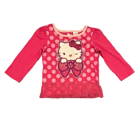 Hello Kitty | Shirts & Tops | Hello Kitty Baby Girl Long Sleeve Shirt ...